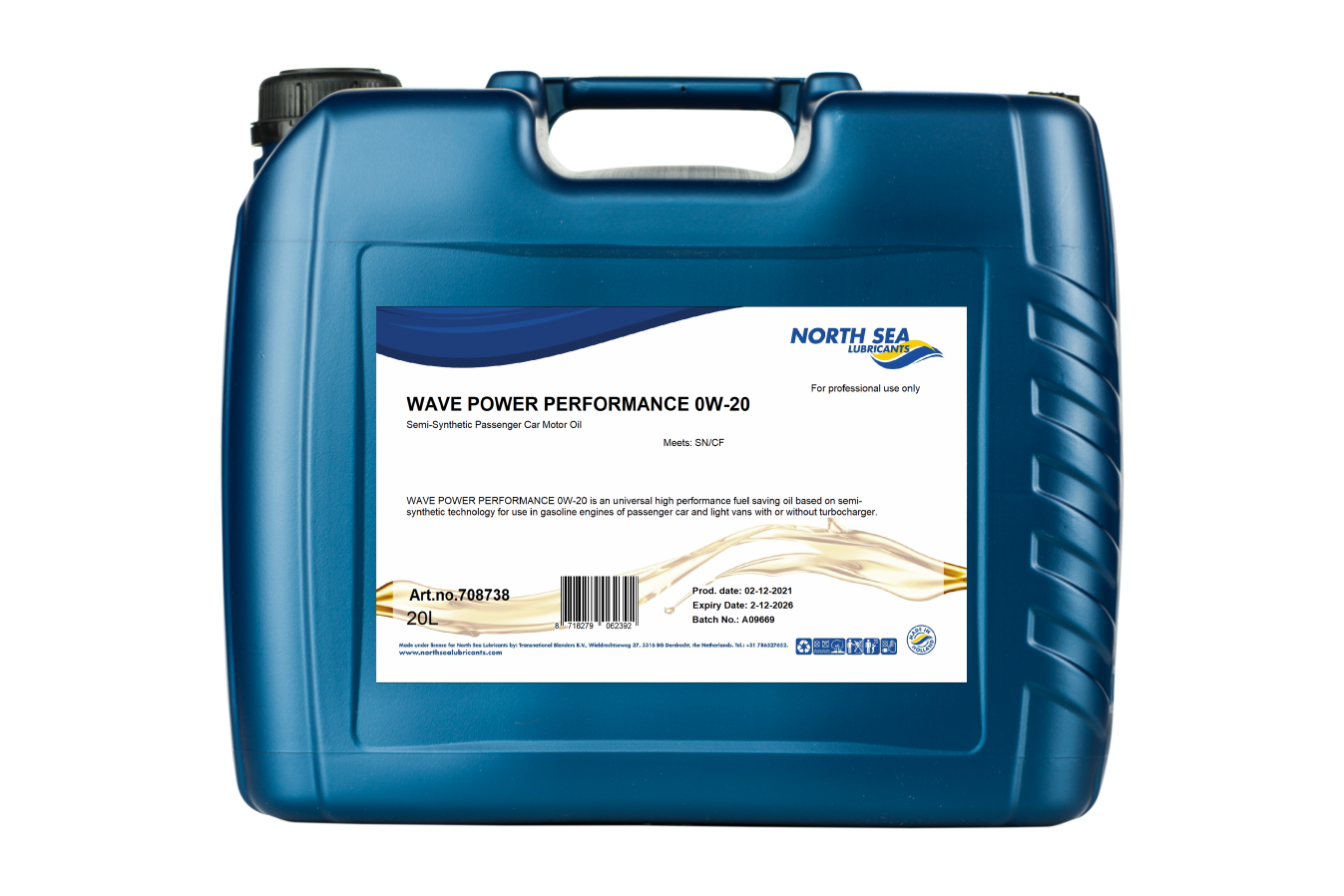 WAVE POWER PERFORMANCE 0W-20 - North Sea Lubricants