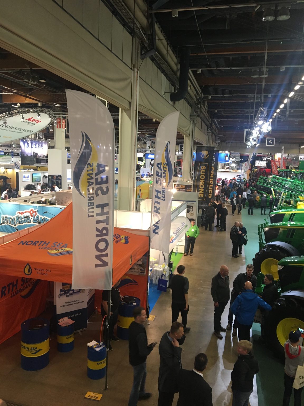 Nordica Oils Finland at Helsinki Fair - North Sea Lubricants