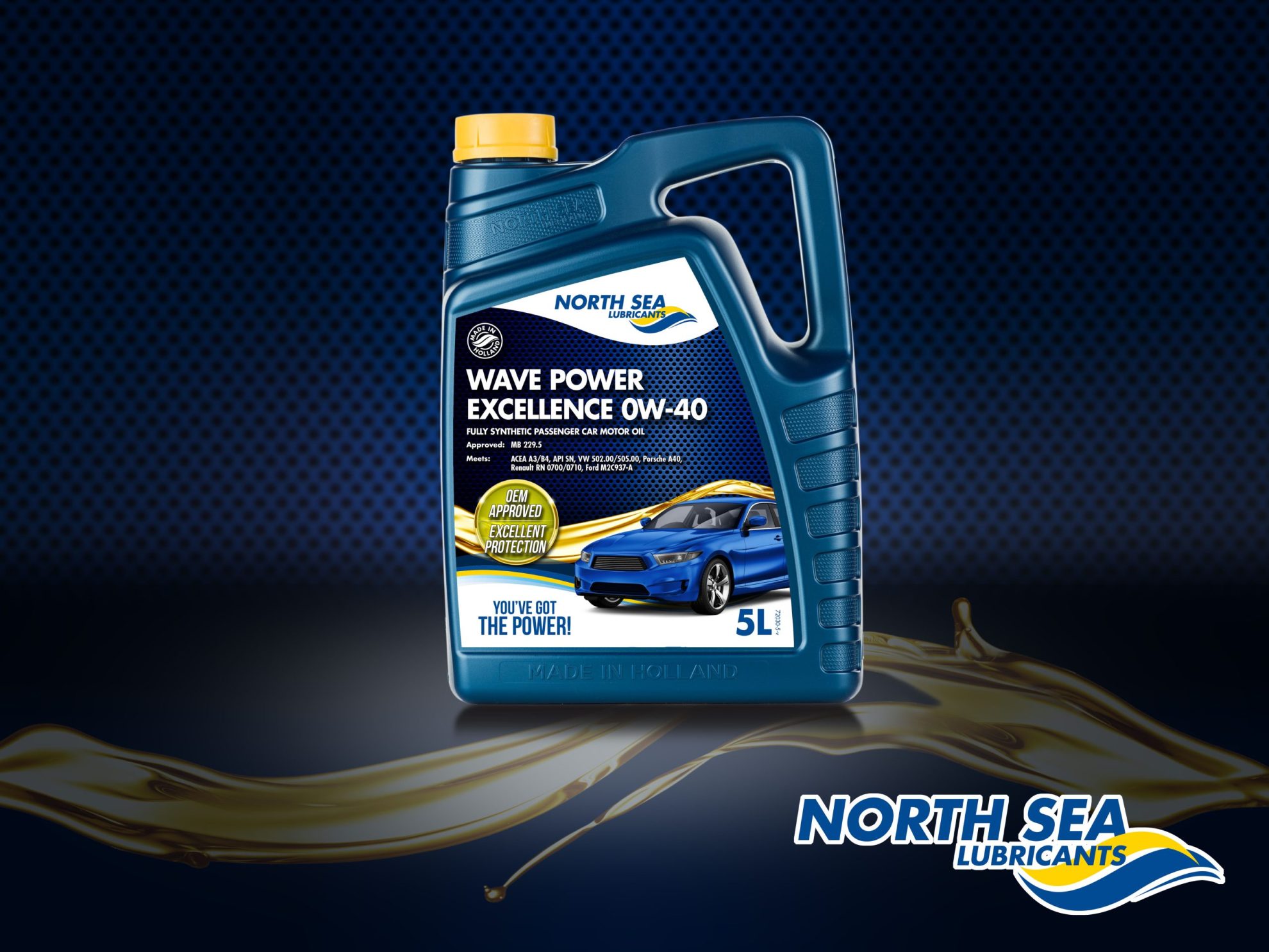 Wave Power Excellence 0W-40 new approval - North Sea Lubricants