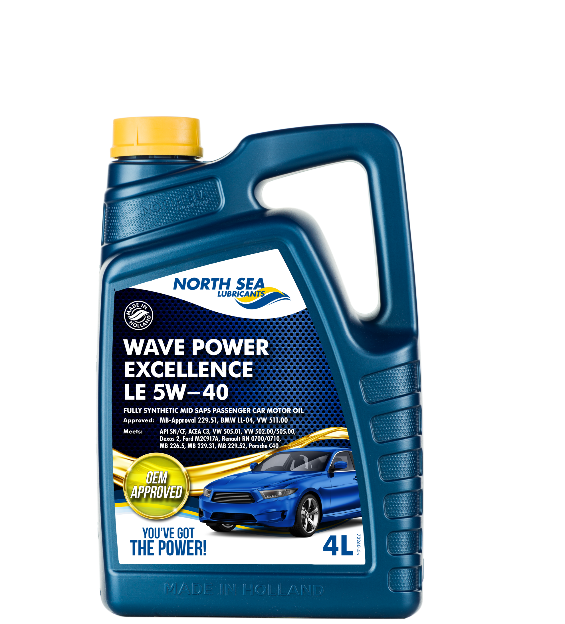 WAVE POWER EXCELLENCE LE 5W-40 - North Sea Lubricants