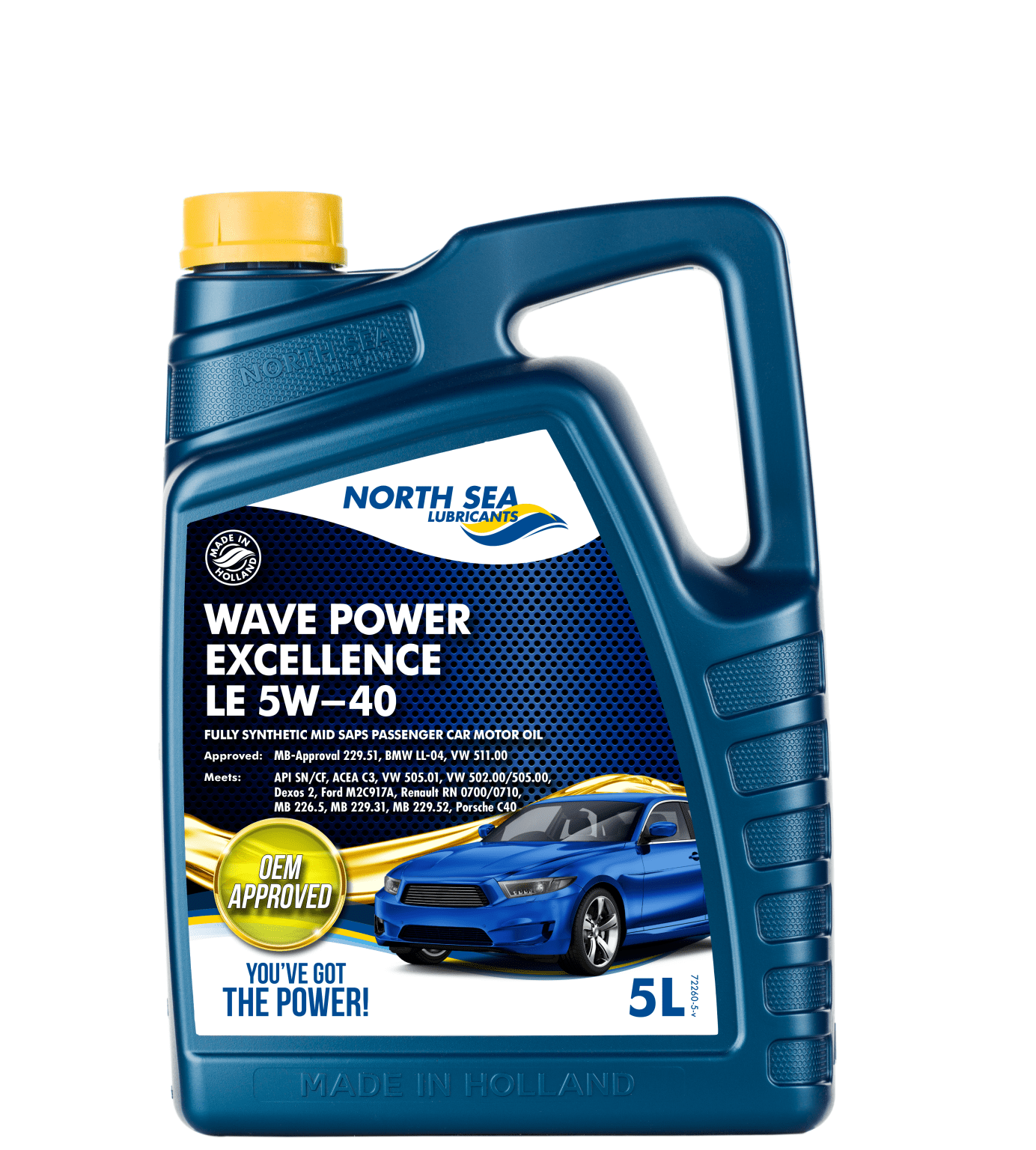 WAVE POWER EXCELLENCE LE 5W-40 - North Sea Lubricants