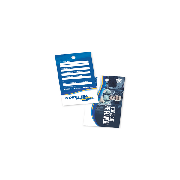Oil change card - North Sea Lubricants